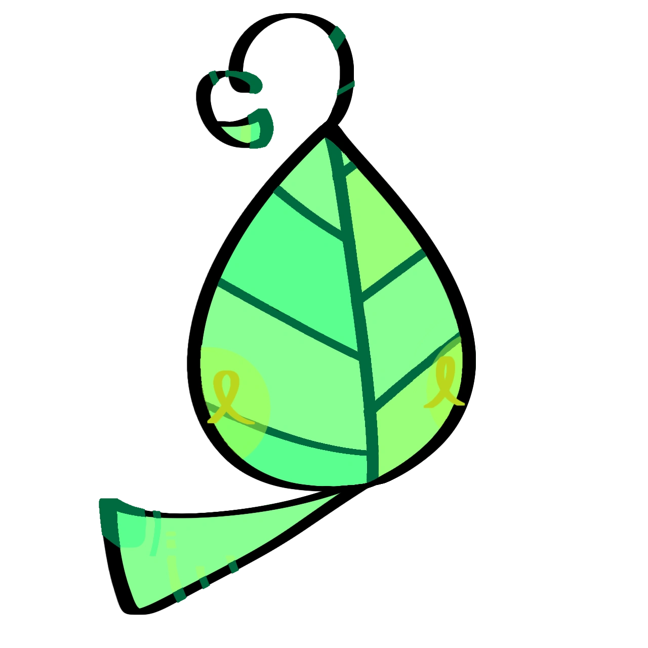 Leafy asset I made and a GIF using it | Fandom