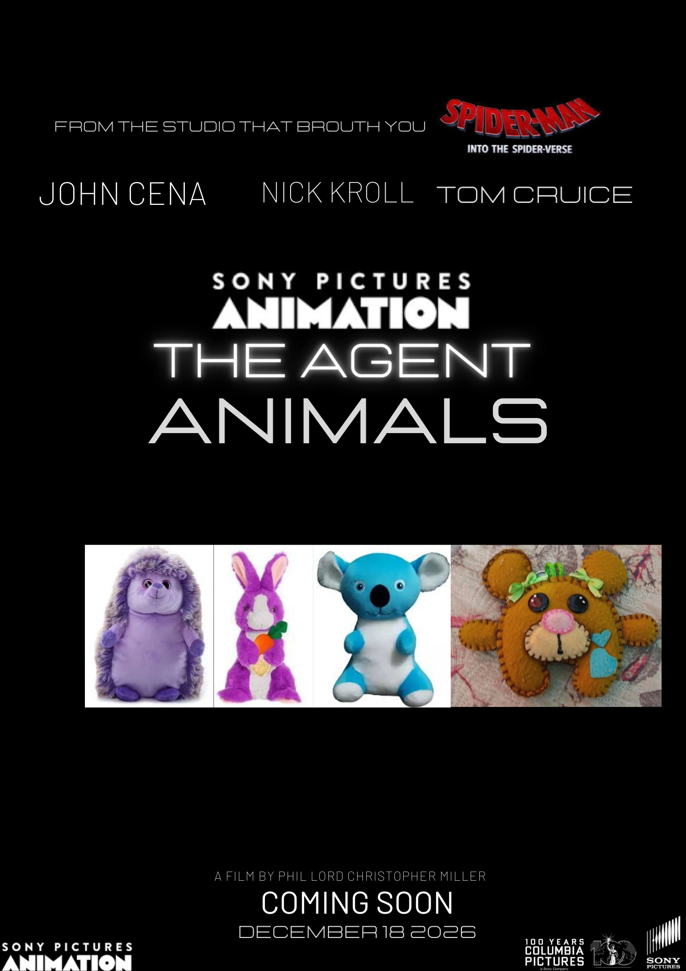 The Agent Animals Movie 2026 Sony Pictures Animation | Fandom