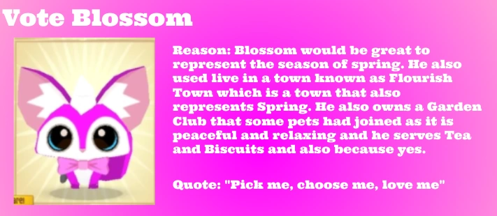 Vote Blossom Flores | Fandom
