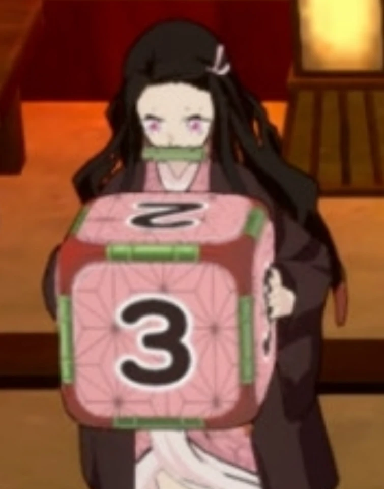 Nezuko with a dice block | Fandom