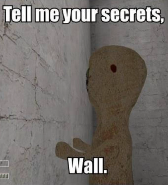 Peanut interrogating a wall | Fandom