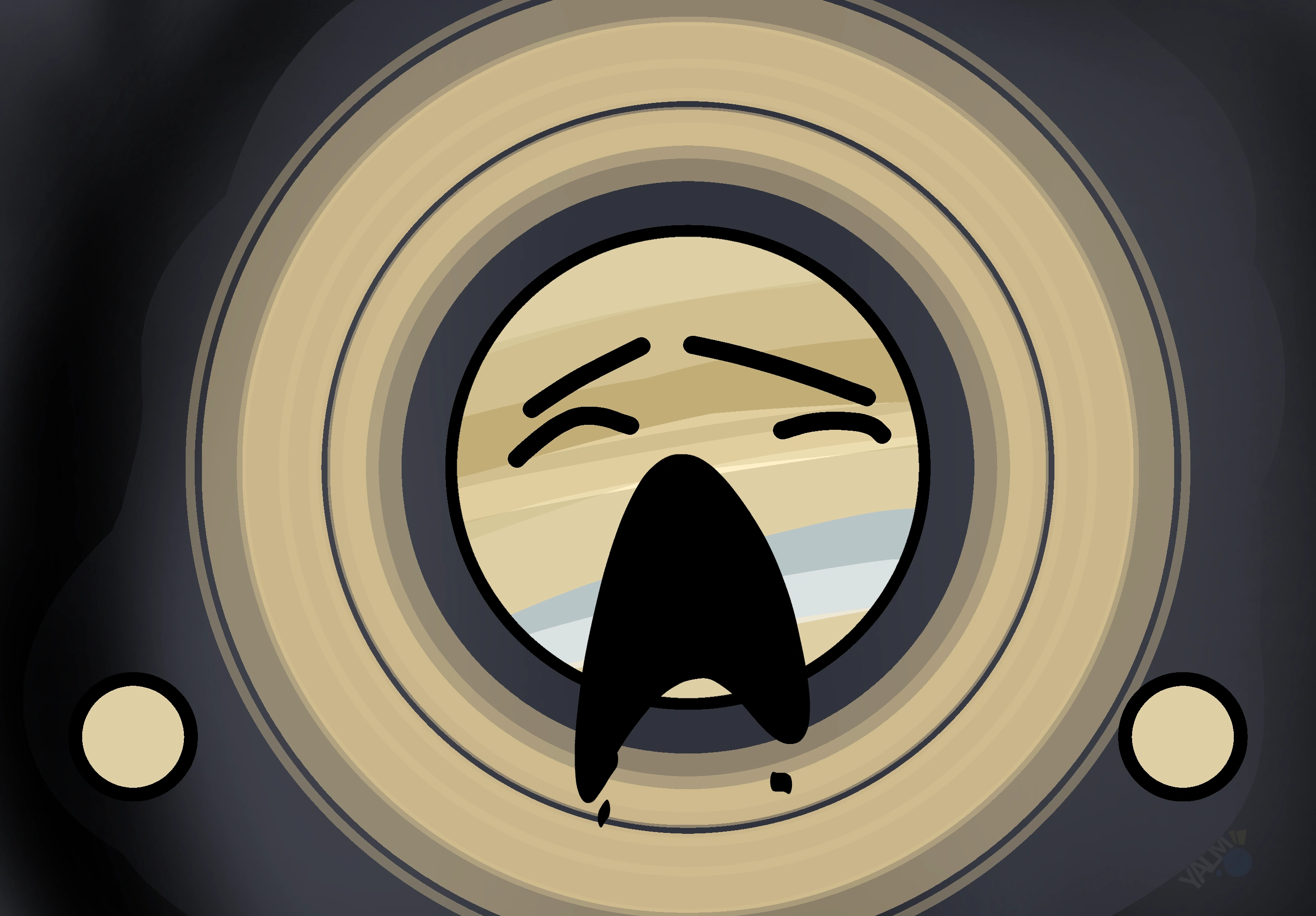 Saturn after memorizing "all" his moons.... | Fandom