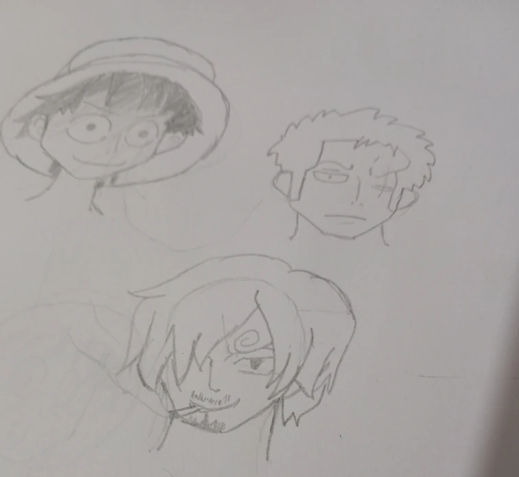 first time drawing the monster trio | Fandom