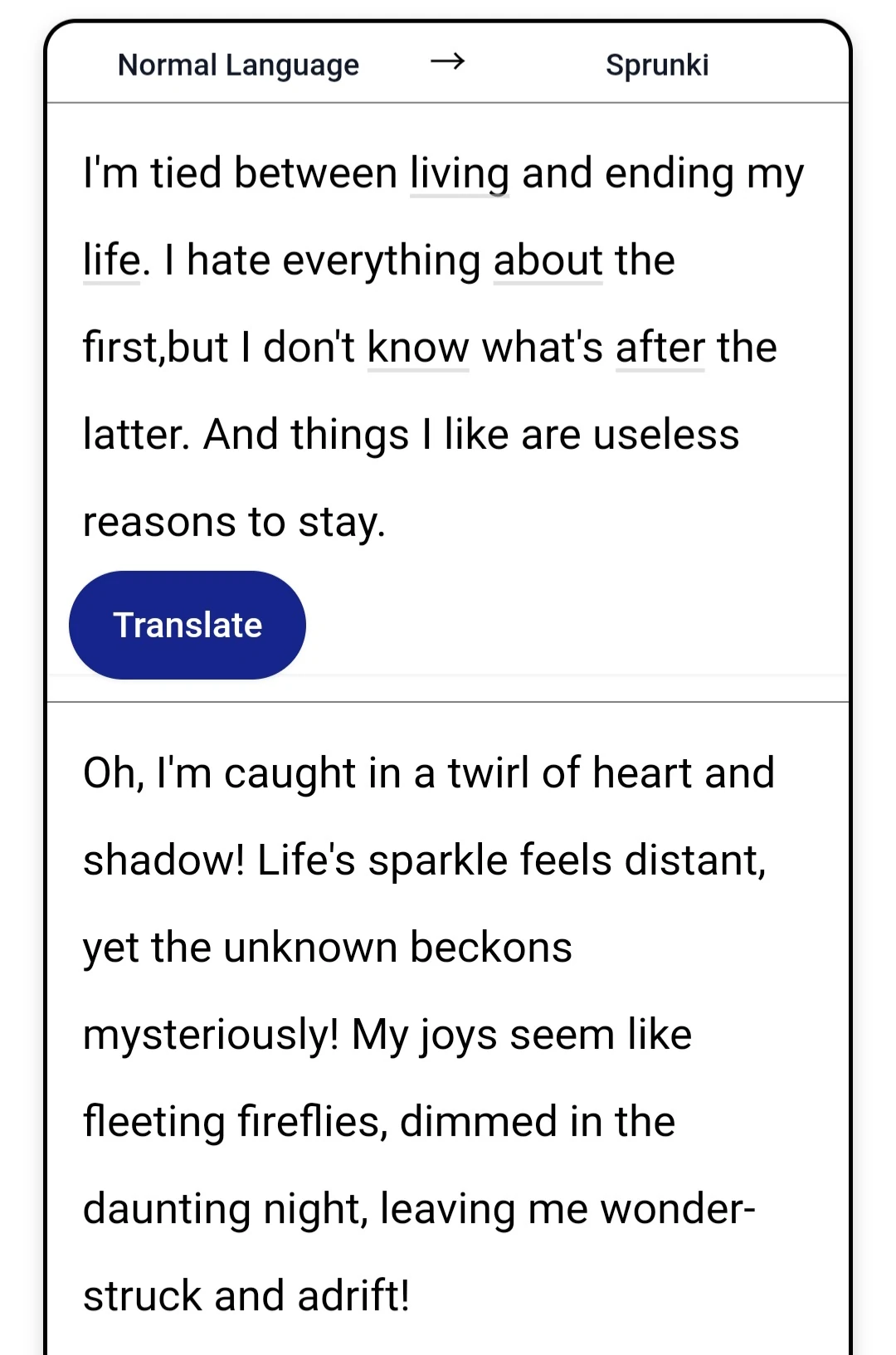 How poetical is the Sprunki language (Tw?) | Fandom