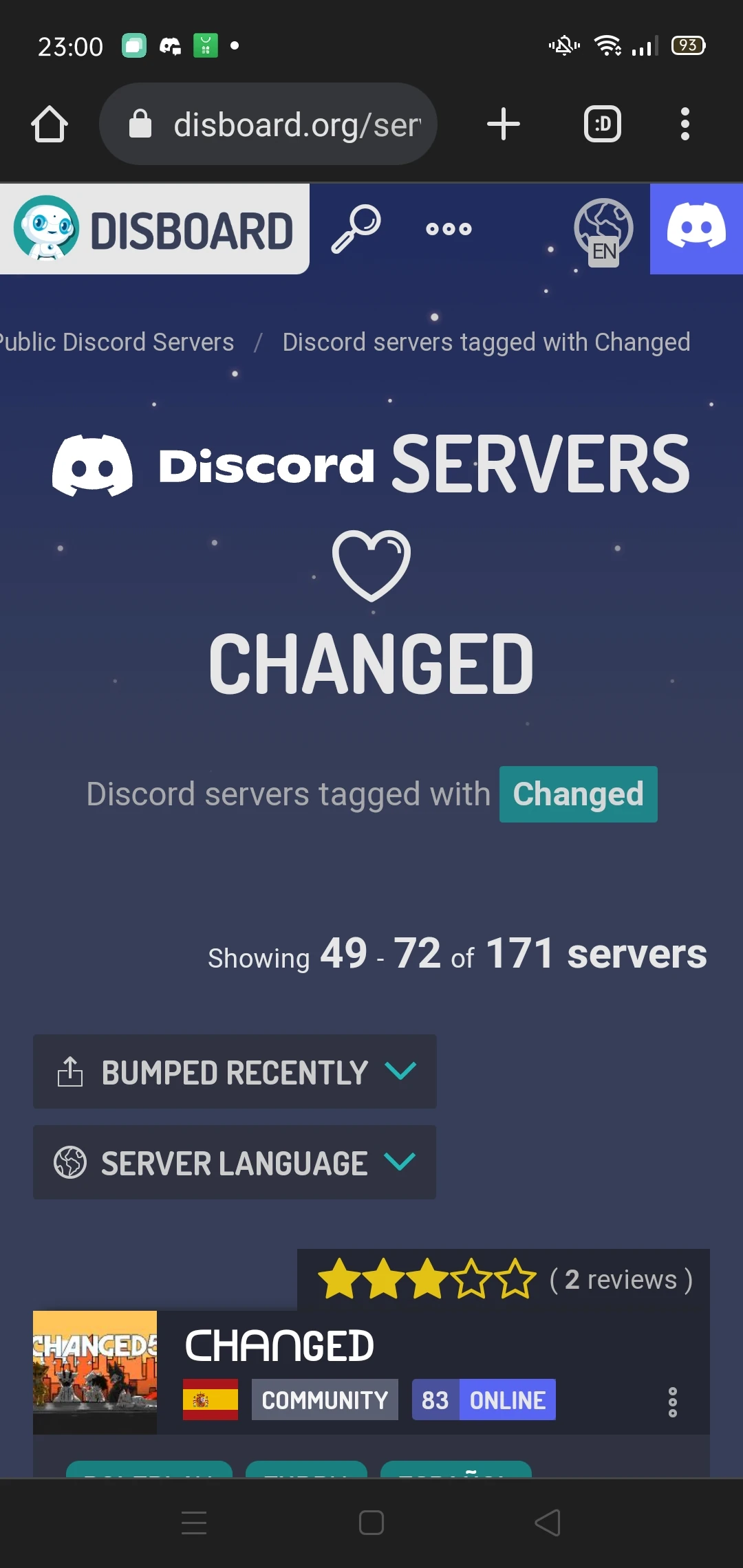 Give me suggestions to join changed rp servers, | Fandom