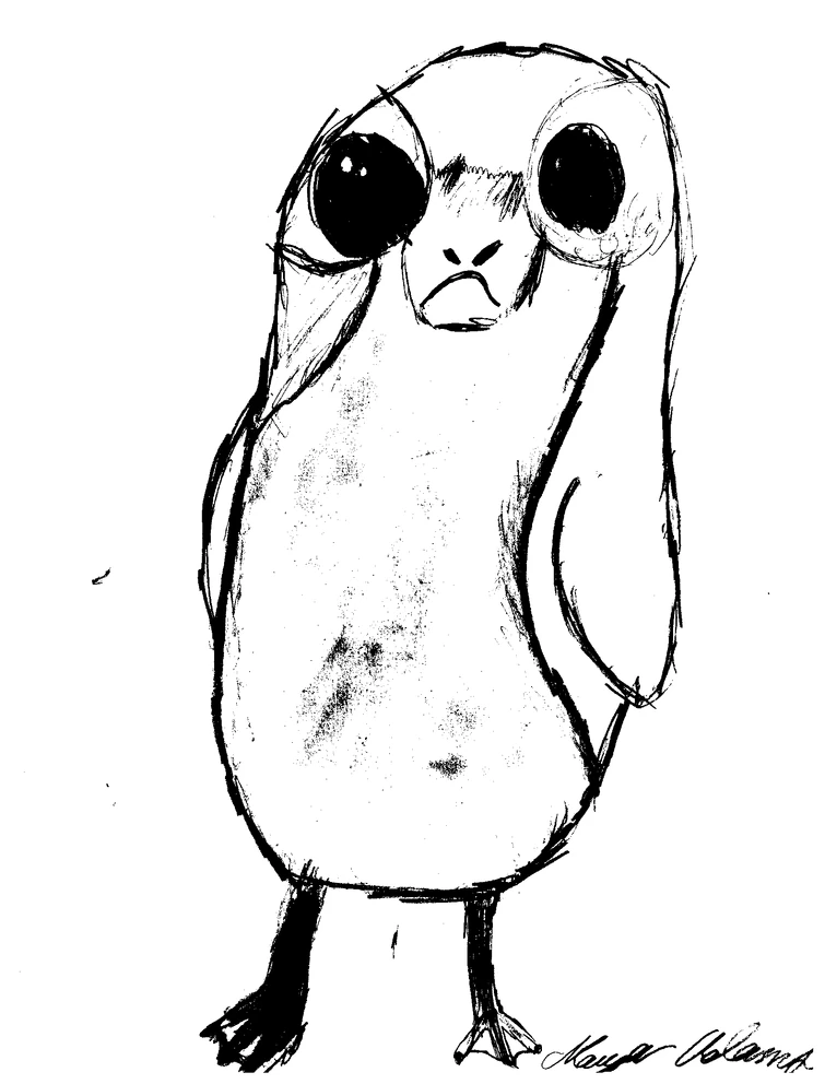 A random Porg drawing! | Fandom