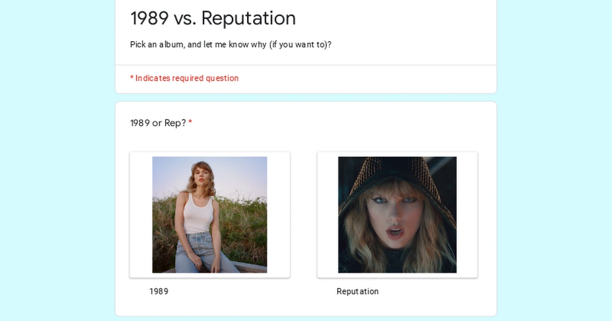 Best Album (1989 vs reputation) | Fandom