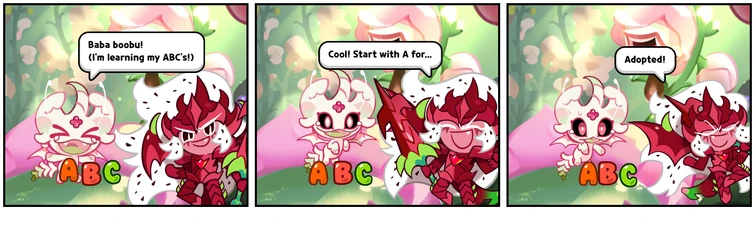 How Snapdragon Cookie learnt her ABC's (feat. Pitaya Dragon) | Fandom