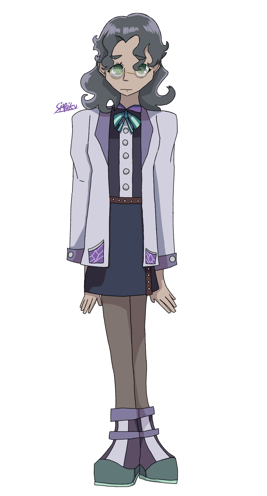 Our nerd purple leader redesign | Fandom