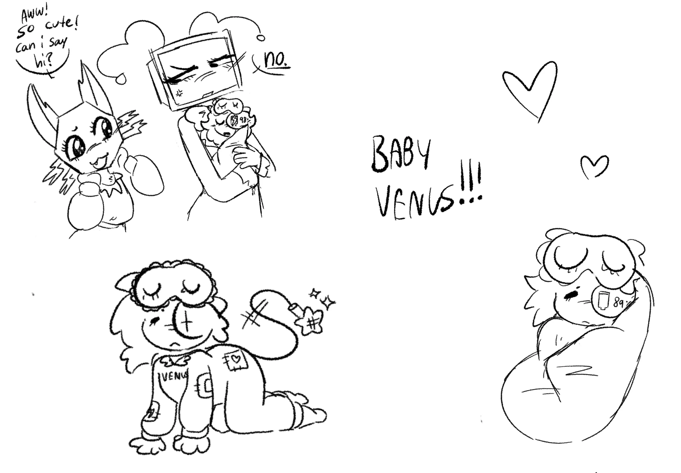 little doodle of baby venus | Fandom