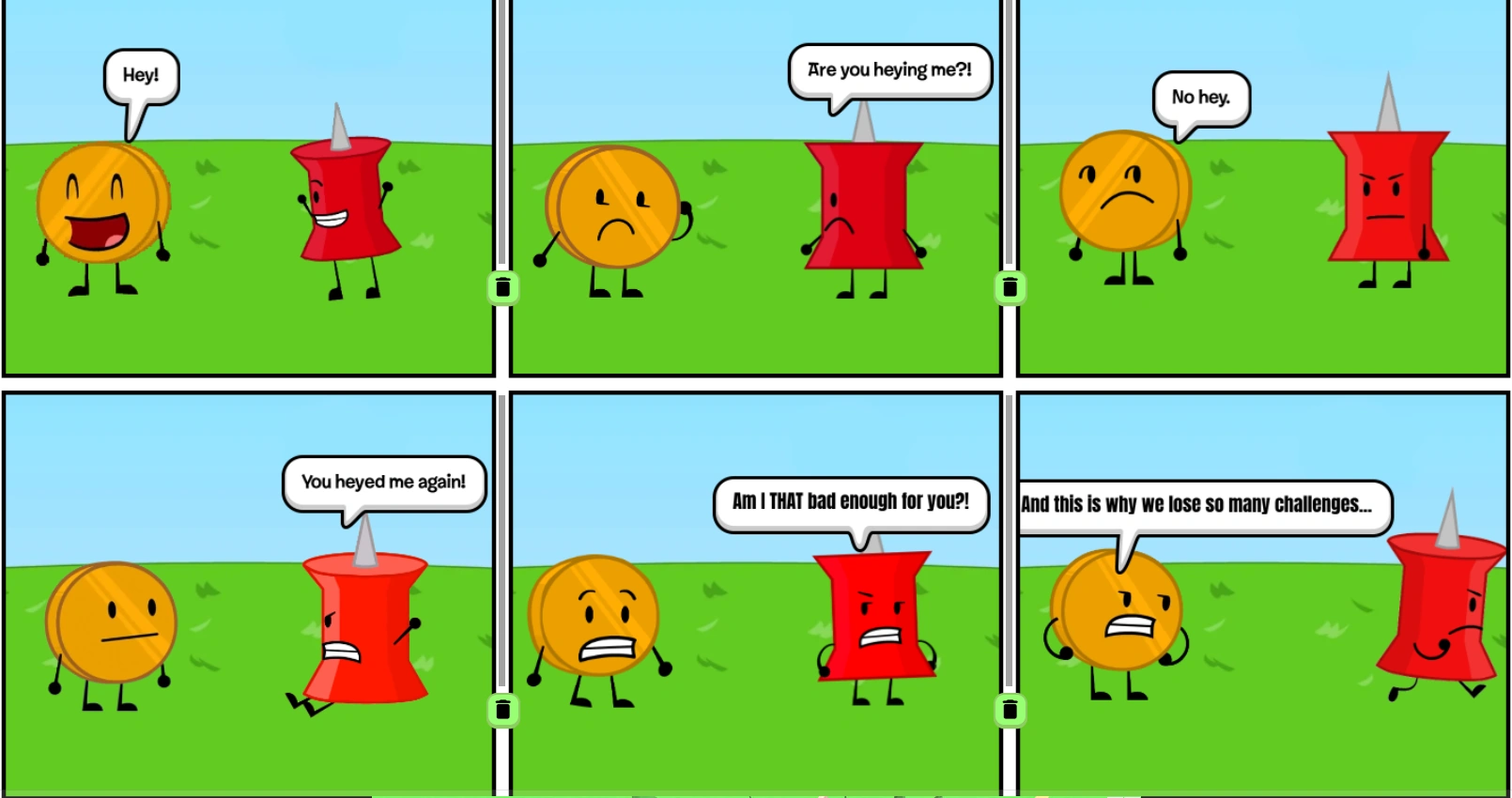 Comic Script #1: Coiny and Pin Chatting :) | Fandom