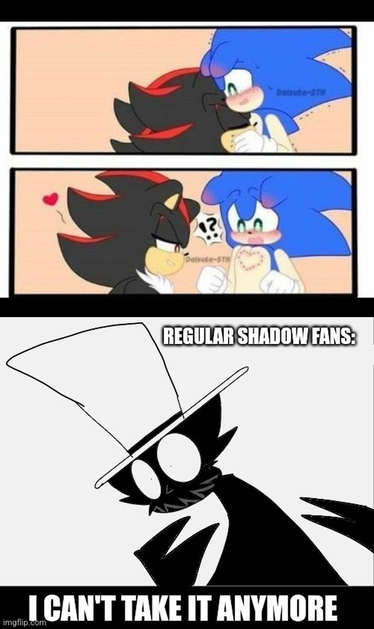 Shadow fans when looking at Curse Sonadow art be like | Fandom