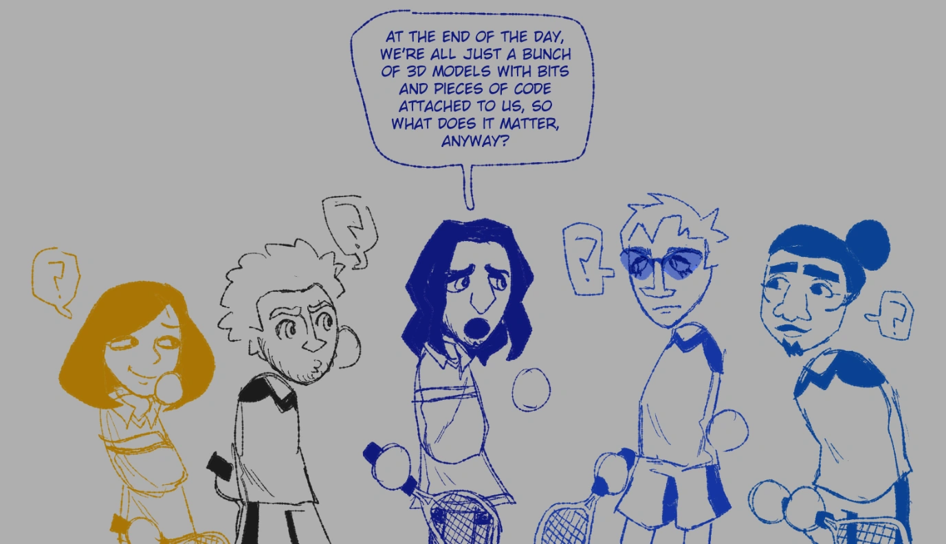 tennis gang doodle | Fandom