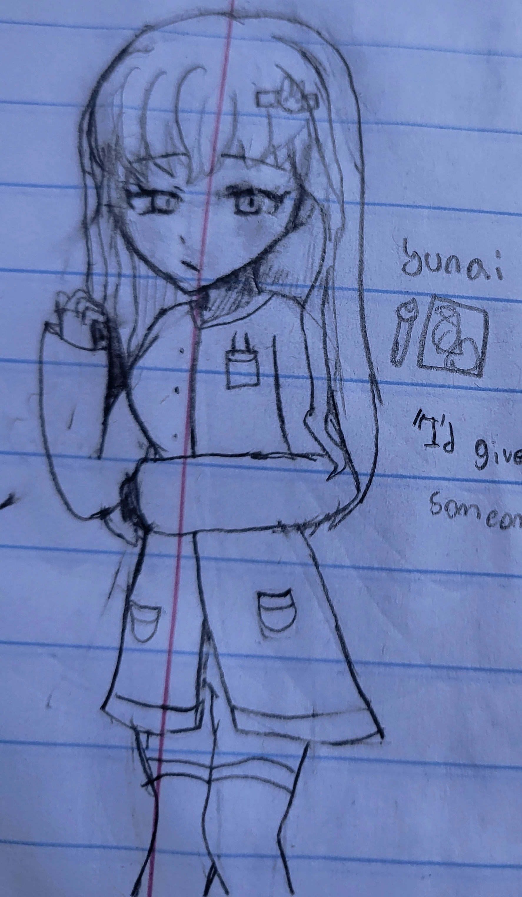 sometimes I draw the exp56 doomed yurinators in boring classes | Fandom