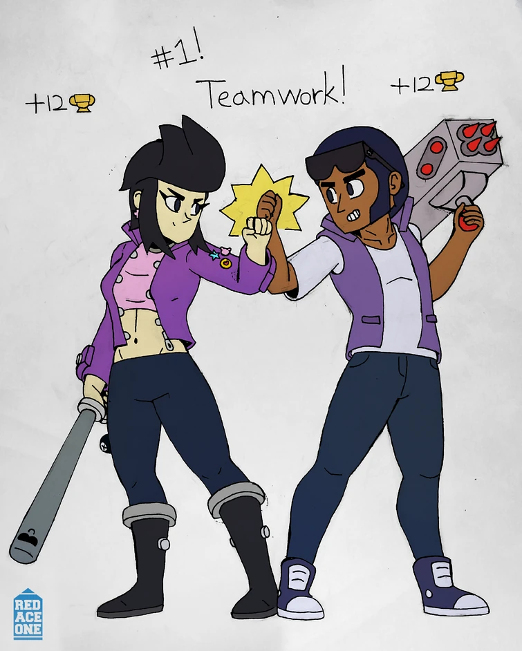 Brawl Stars Fanart! TEAMWORK! | Fandom