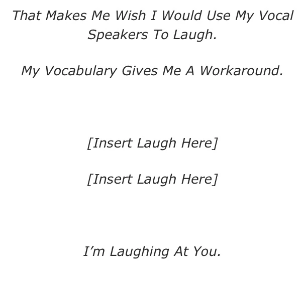 [Insert Laugh Here] | Fandom