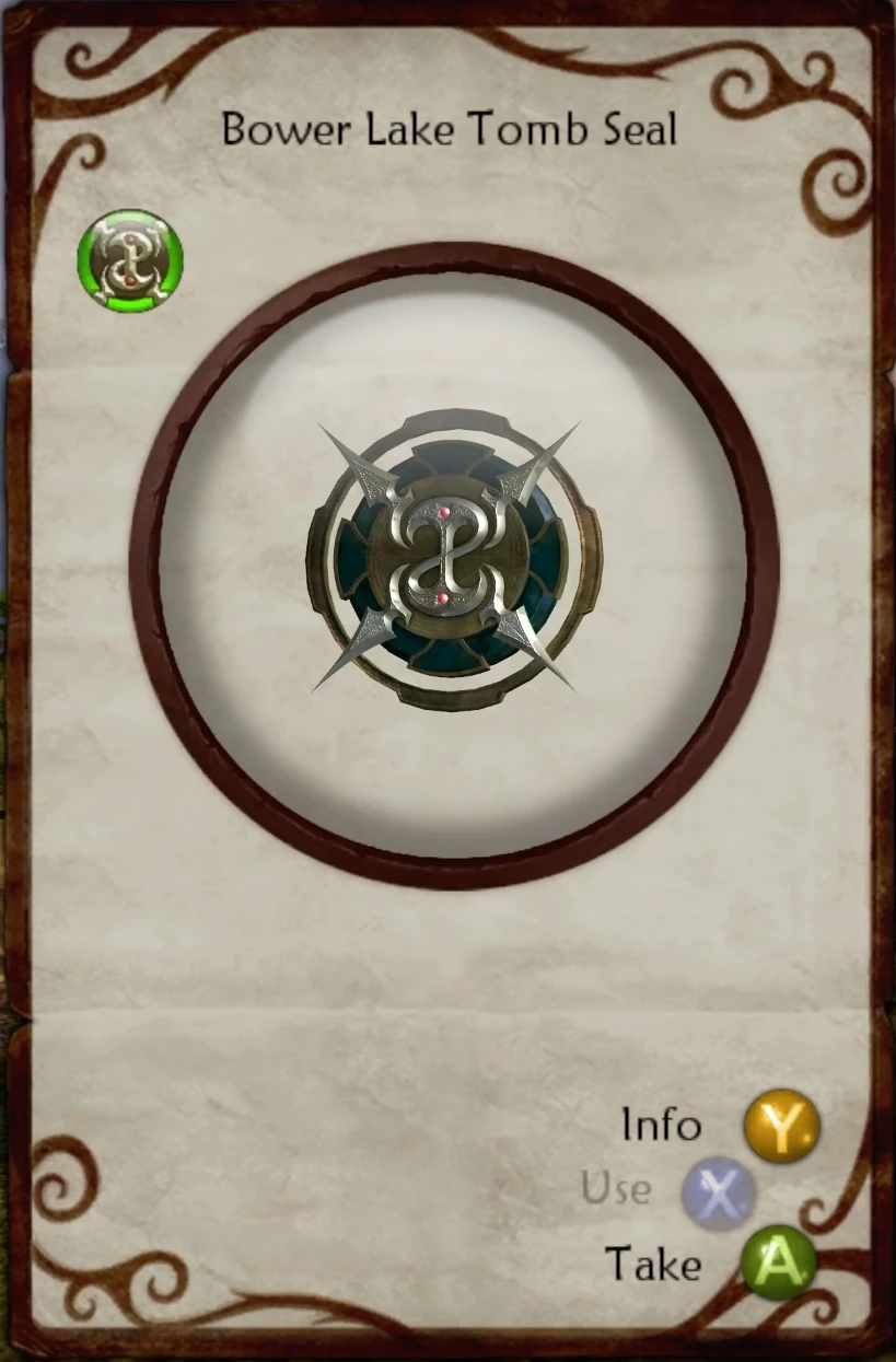 Bower Lake Tomb Seal | The Fable Wiki | Fandom