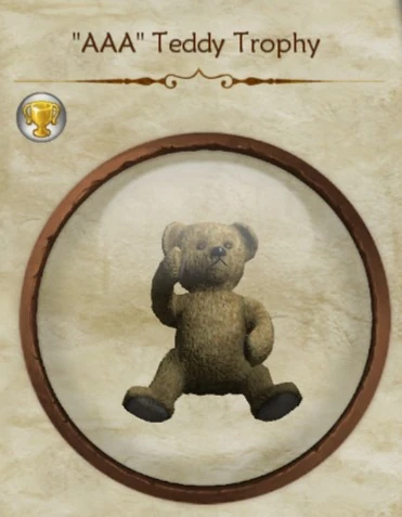 "AAA" Teddy Trophy | The Fable Wiki | Fandom