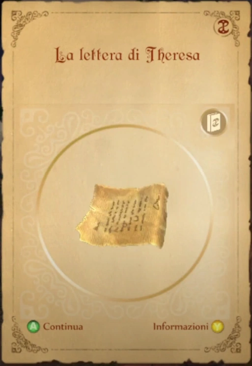 La lettera di Theresa | Fable Wiki | Fandom