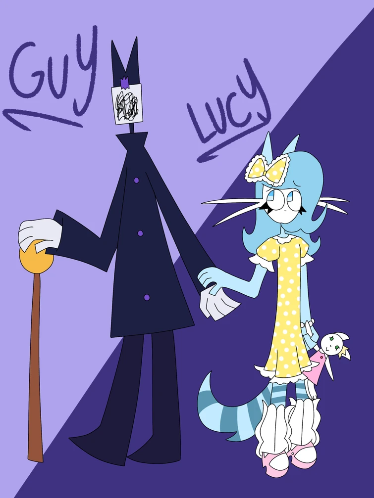 Another concept of Lucy with her father, Guy: | Fandom