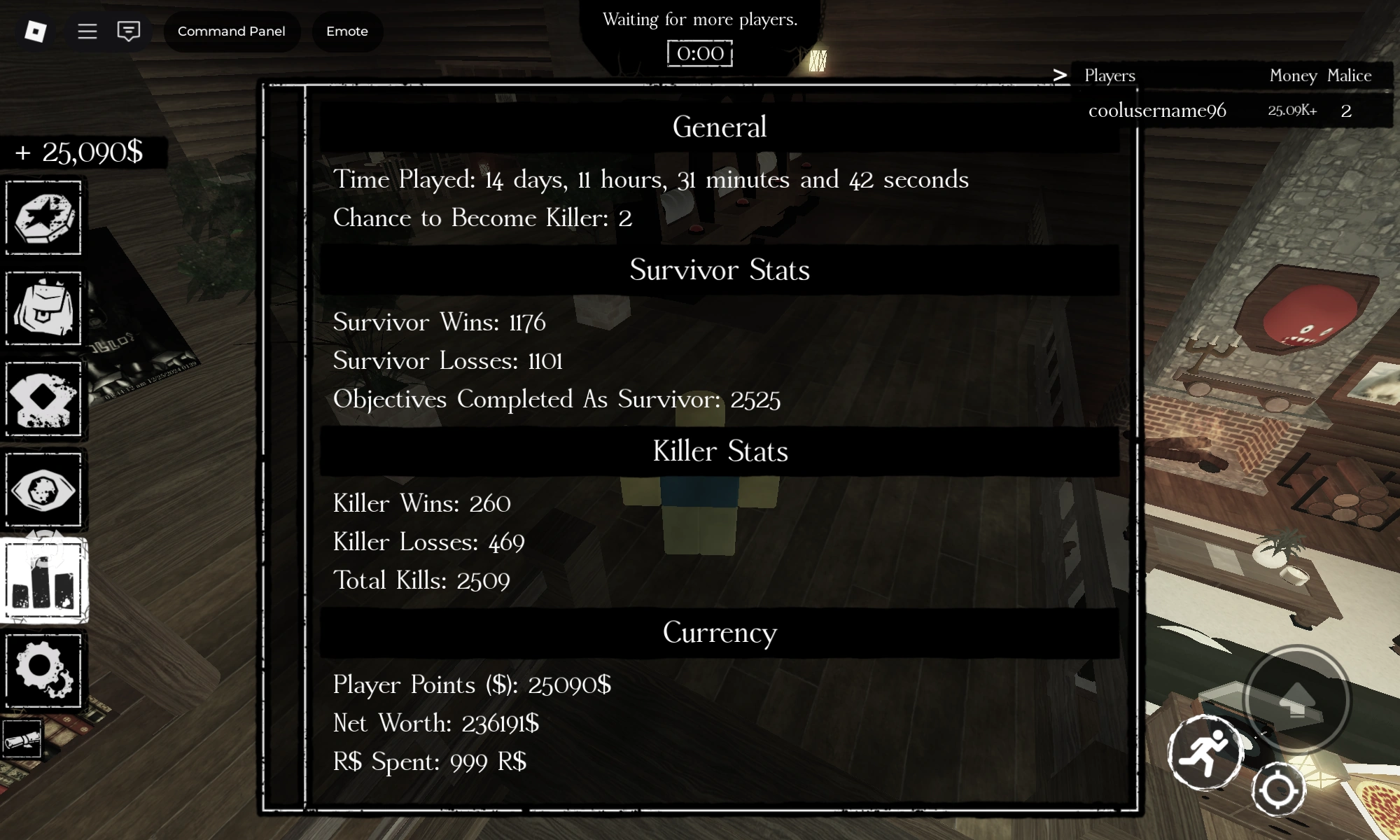 My horrible forsaken stats 😭 rate them 1/10 BE HONEST I know they suck ...