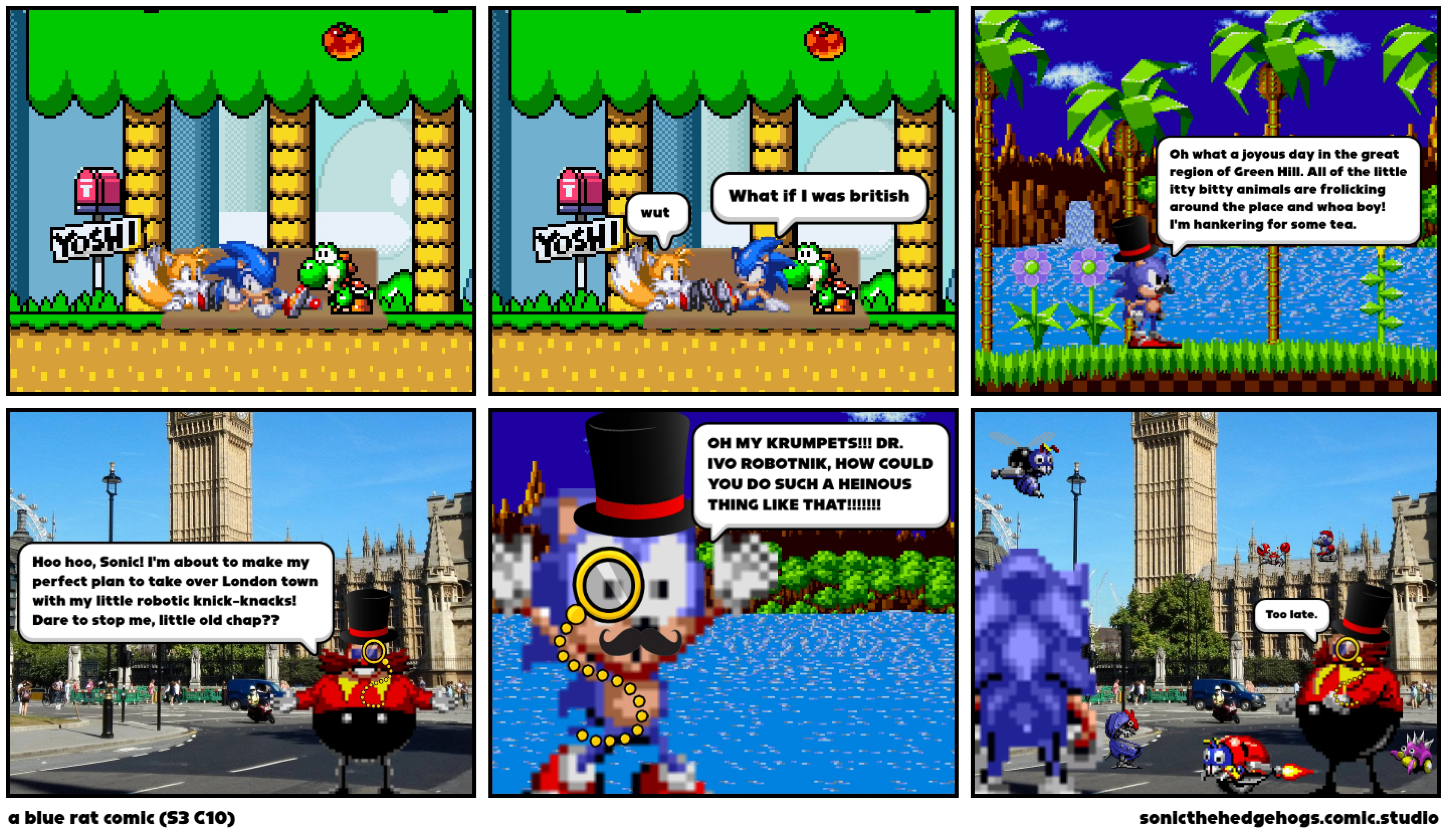 a blue rat comic #60: Bri'itsh Sonic | Fandom