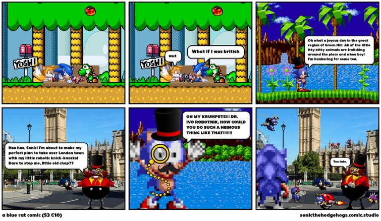 a blue rat comic #60: Bri'itsh Sonic | Fandom