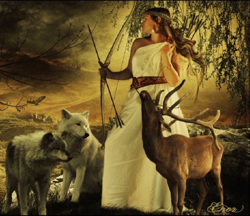 Greek Goddess Of The Moon Artemis