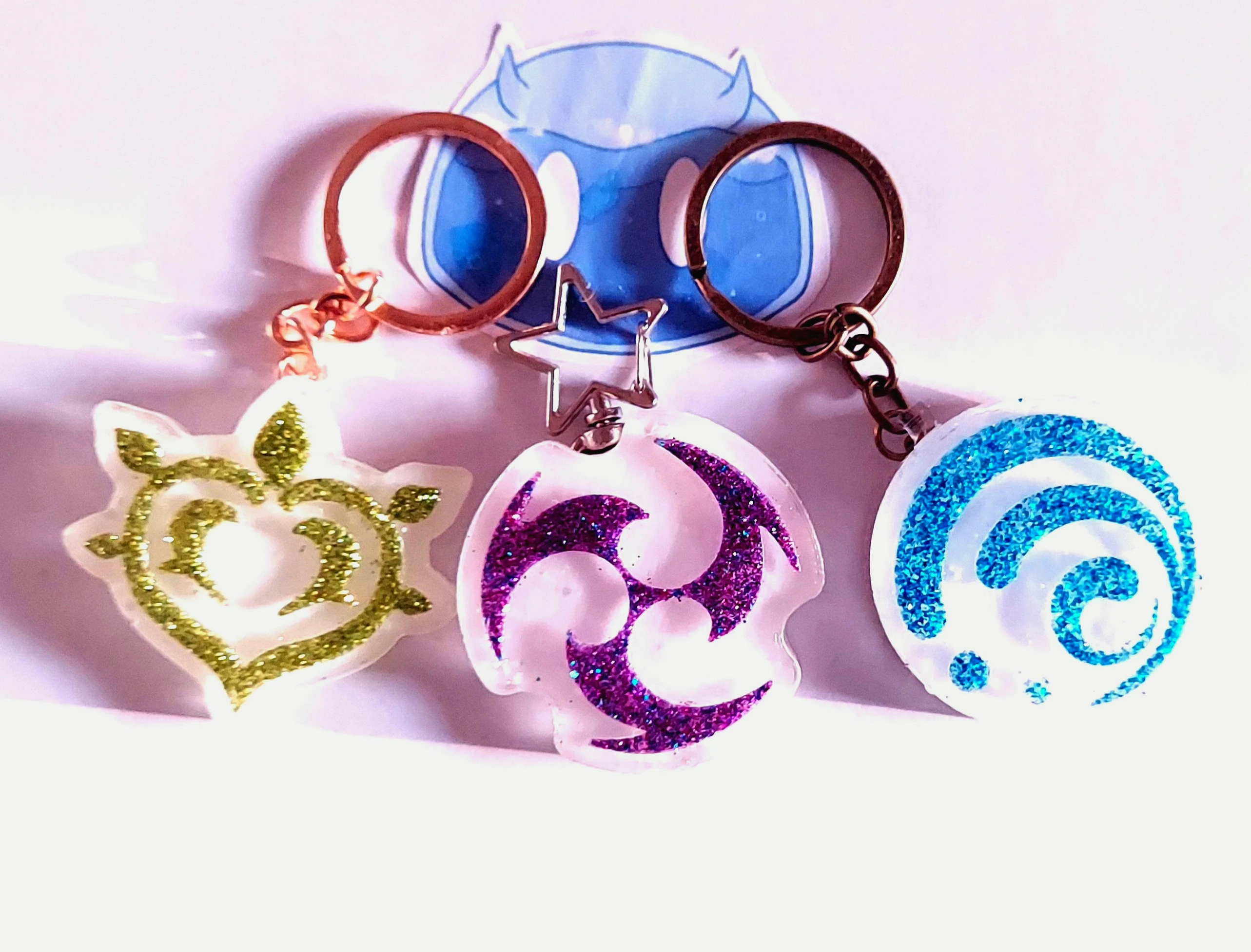 even more elemental keychains (dendro, electro, hydro) (ft hydro slime again) | Fandom