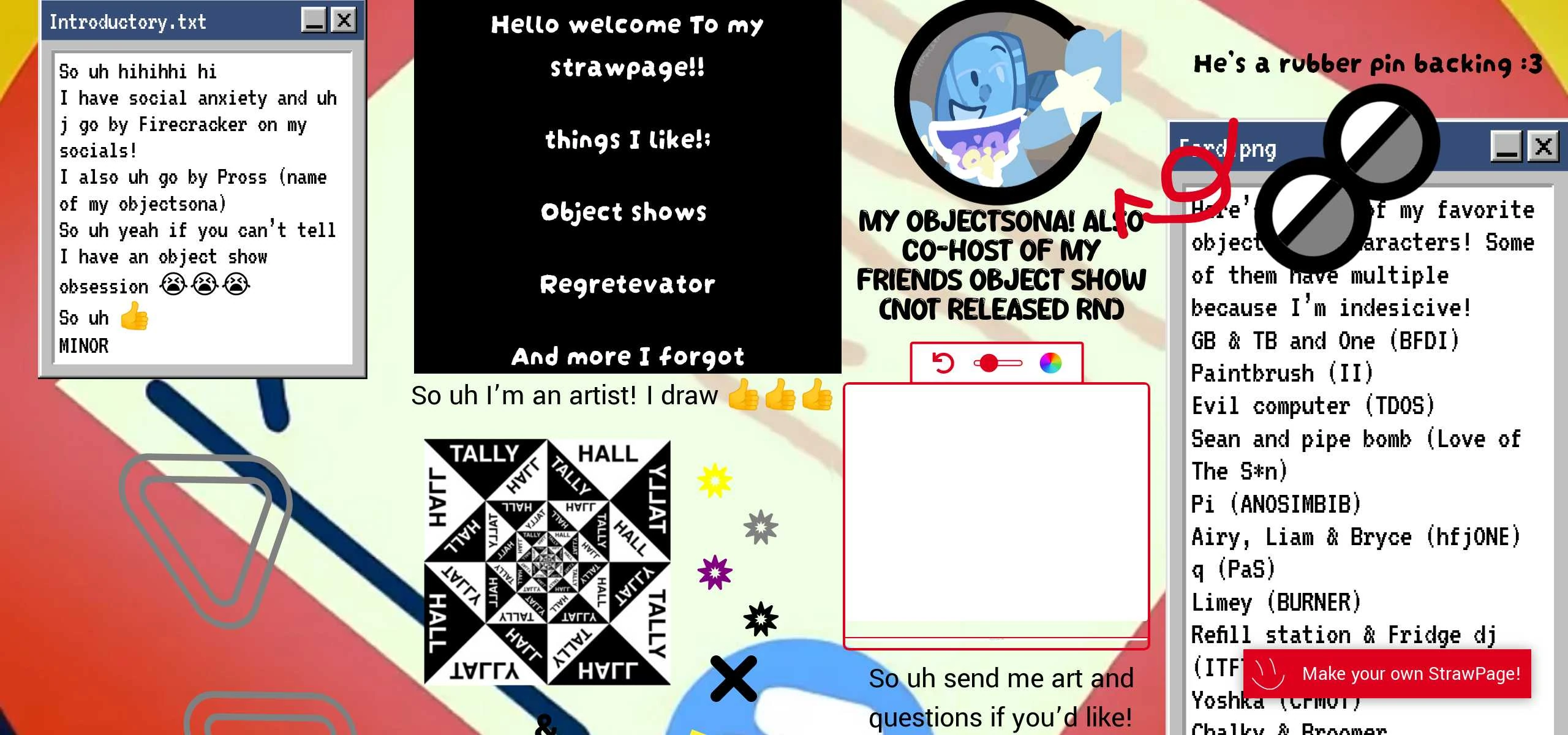 Okay hand over them straw pages for art 😊, this time tell me the character, im to tired to think ...