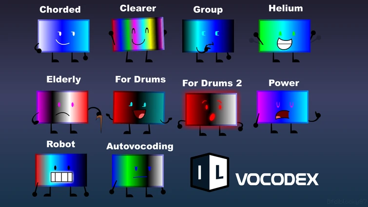 IL Vocodex Effects as object show characters! | Fandom
