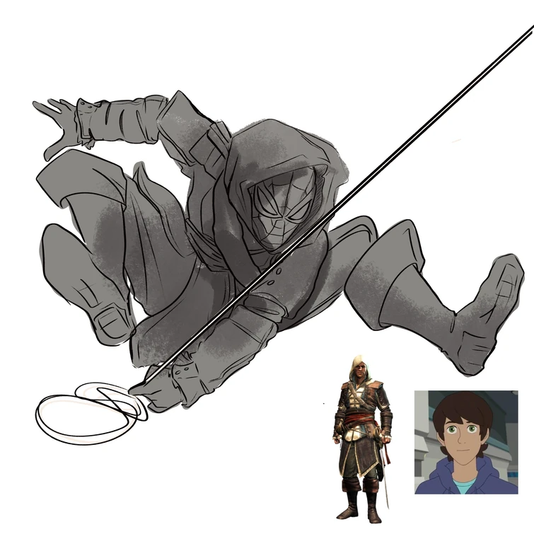 Marvel’s Spider-Man Fan Art Friday: (idk-tbh-idk) Assassin's Creed x ...