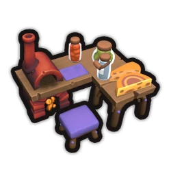 fae farm decorating table