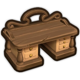 Stately Wooden Desk | Fae Farm Wiki | Fandom