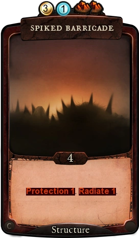 Spiked Barricade - Official Faeria Wiki