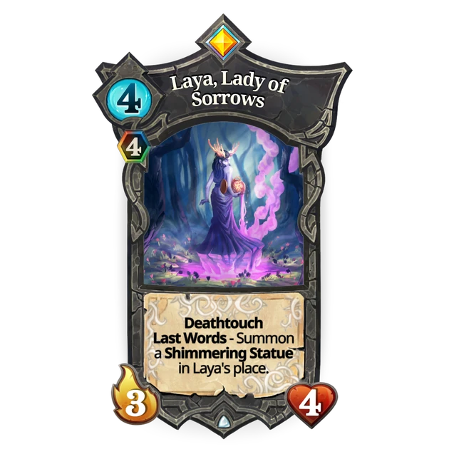 Laya, Lady of Sorrows - Official Faeria Wiki