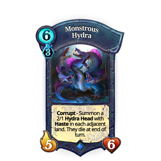 Monstrous Hydra - Official Faeria Wiki