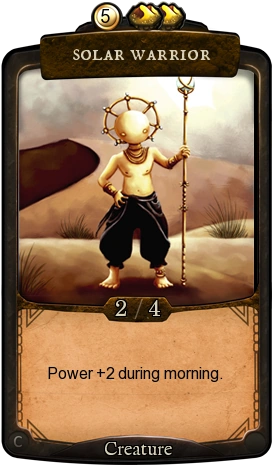 Solar Warrior - Official Faeria Wiki