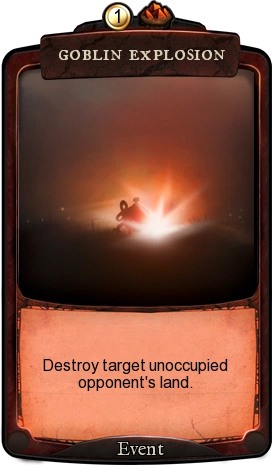 Goblin Explosion - Official Faeria Wiki