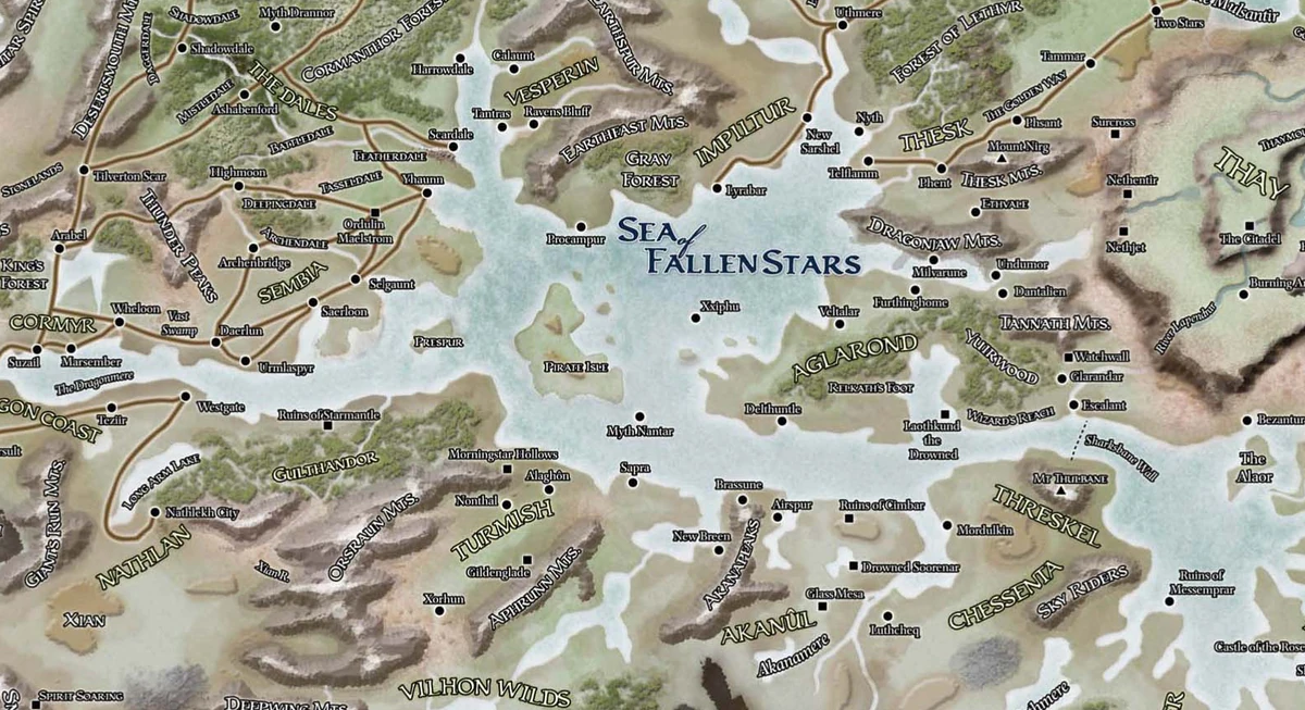 Morze Spadających Gwiazd | Forgotten Realms Wiki | Fandom