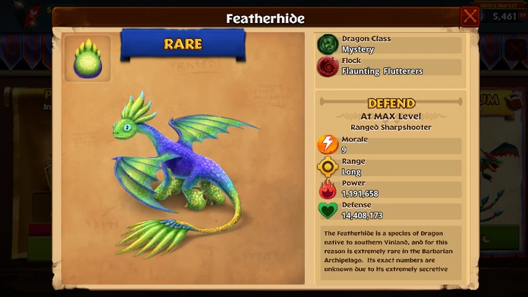 Featherhide in RoB | Fandom
