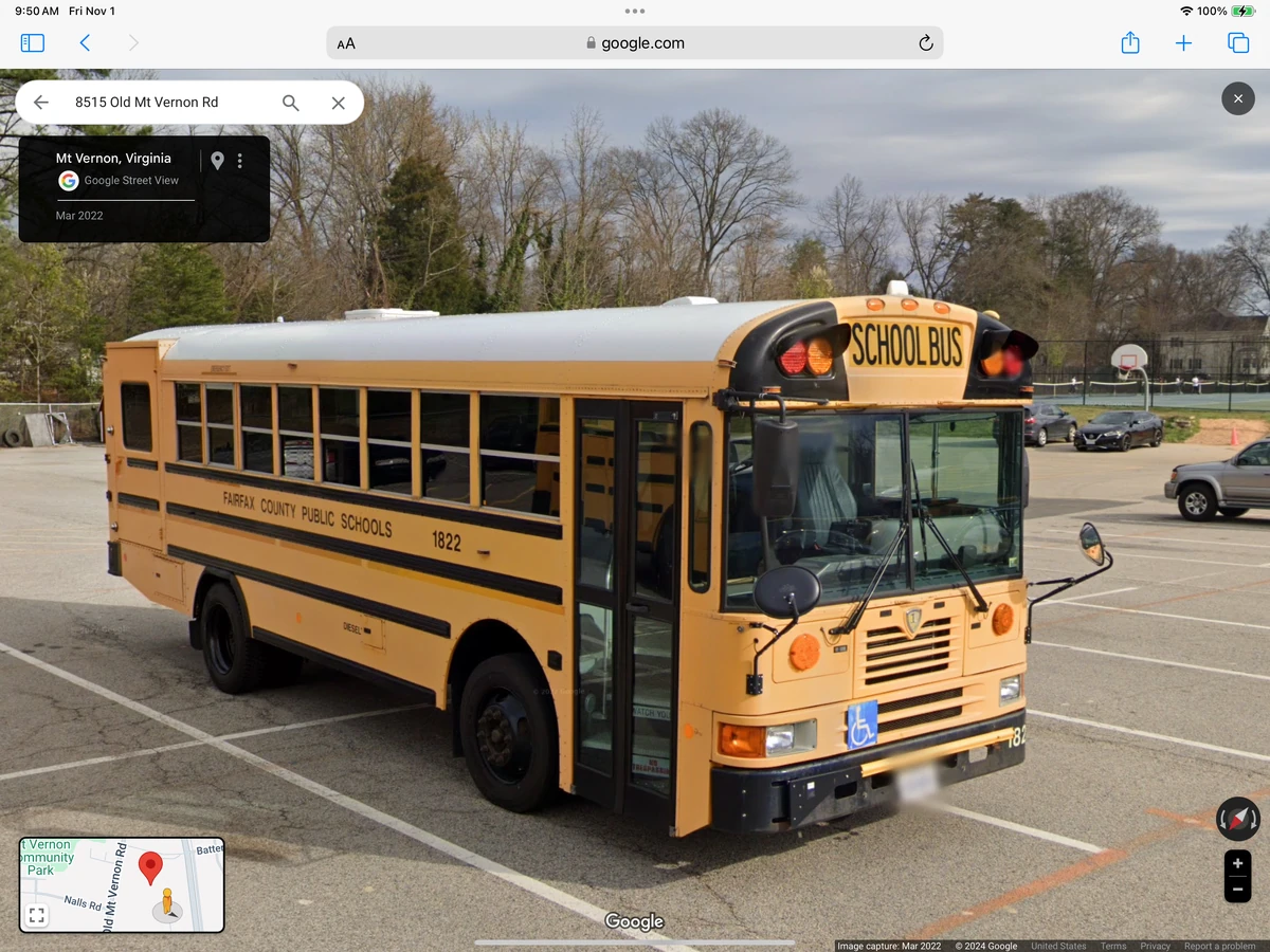 Bus 1822 | Fairfax School Buses Wiki | Fandom