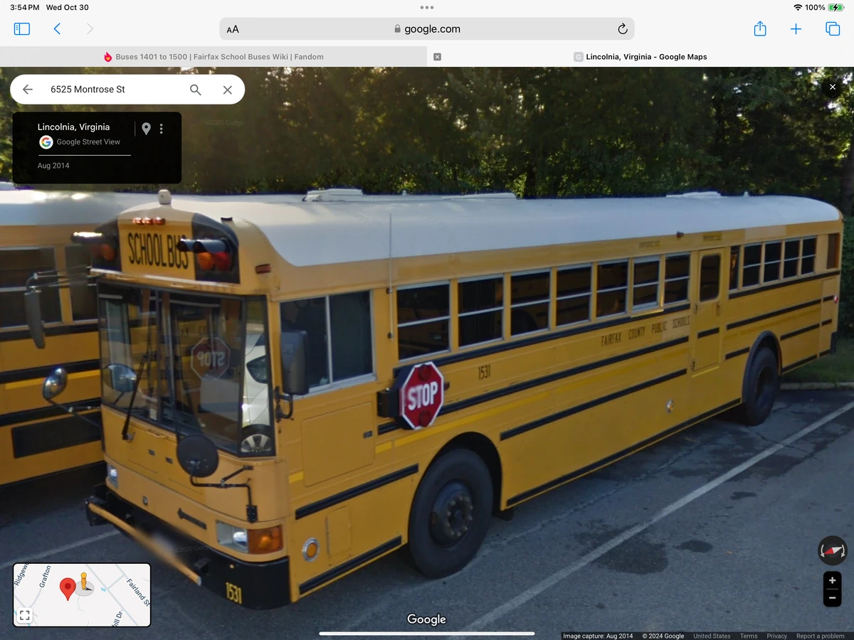 Bus 1531 | Fairfax School Buses Wiki | Fandom