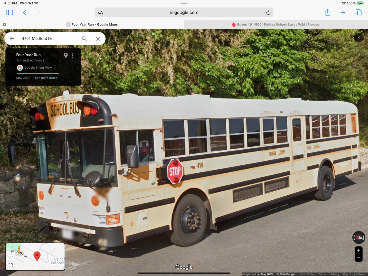 Bus 450 | Fairfax School Buses Wiki | Fandom