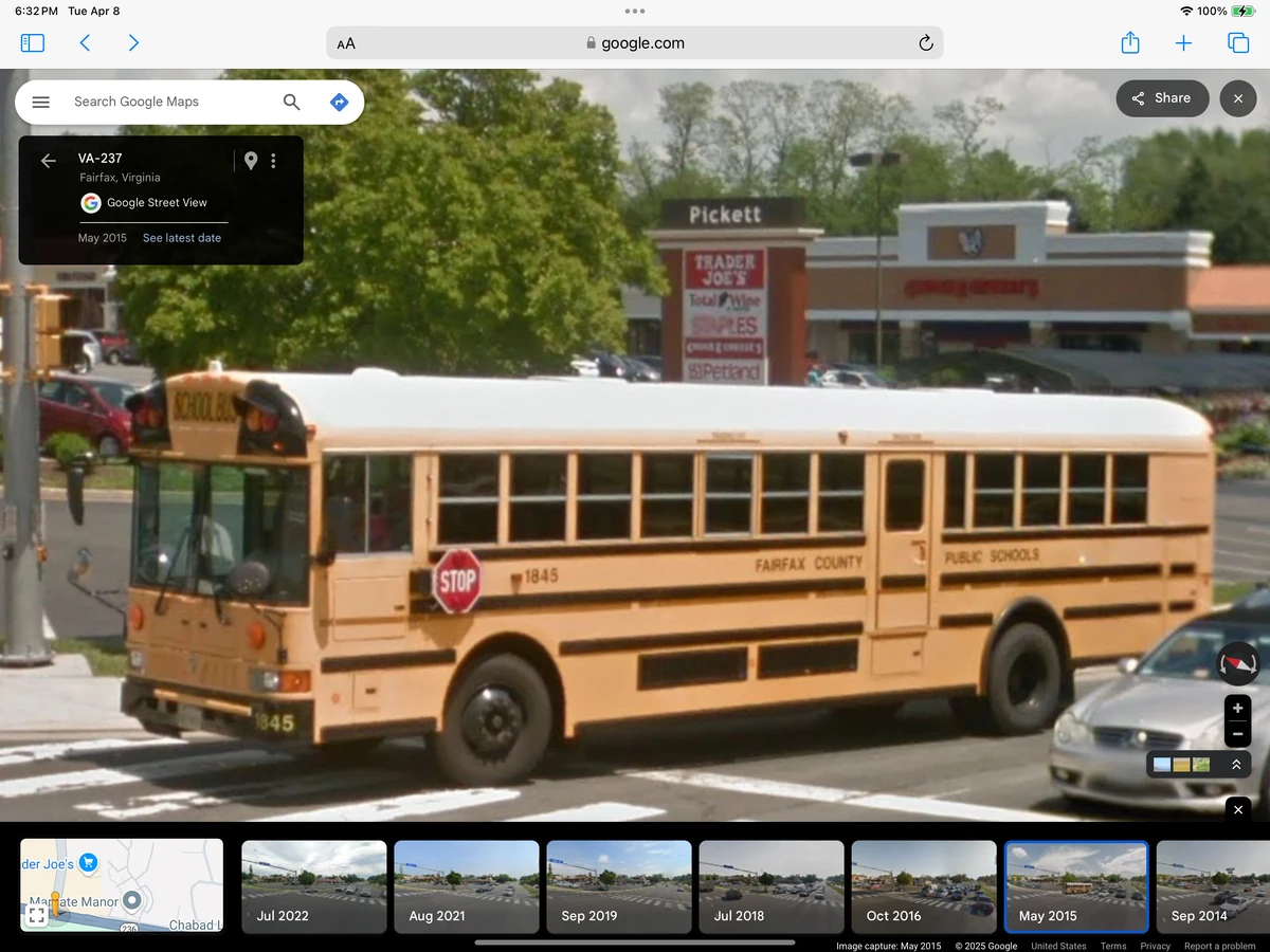 Bus 1845 | Fairfax School Buses Wiki | Fandom