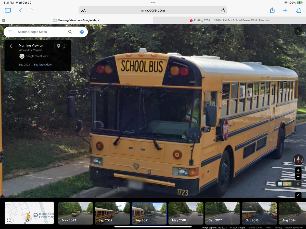 Bus 1723 | Fairfax School Buses Wiki | Fandom