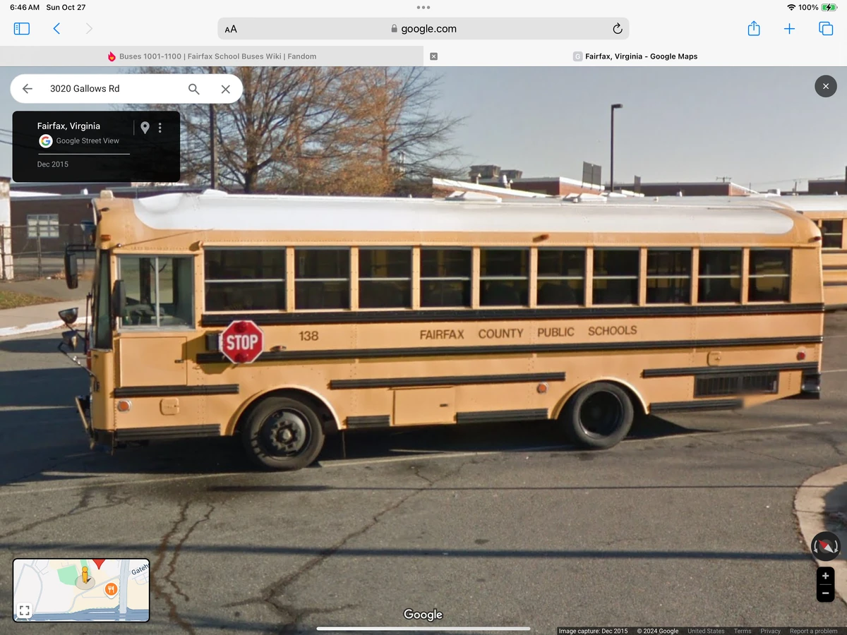 Bus 138 | Fairfax School Buses Wiki | Fandom