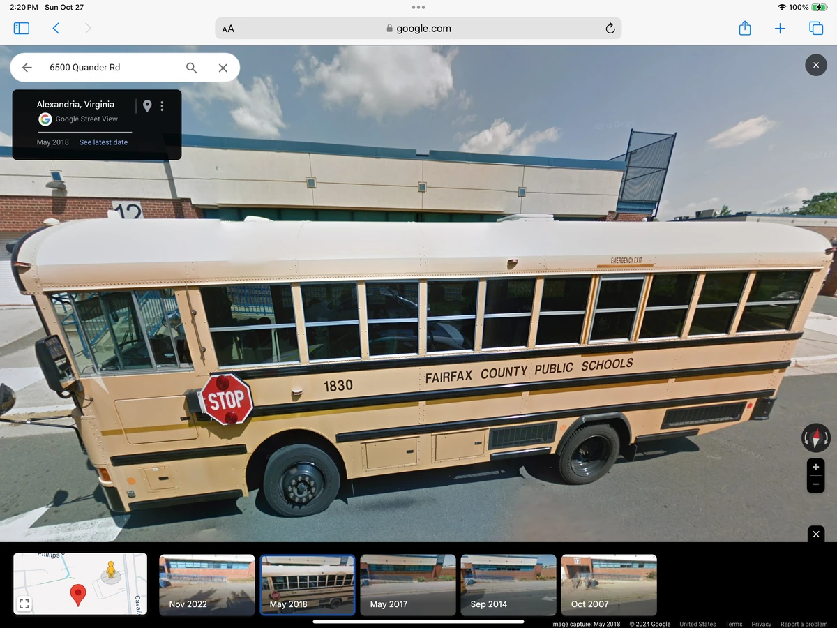 Bus 1830 | Fairfax School Buses Wiki | Fandom
