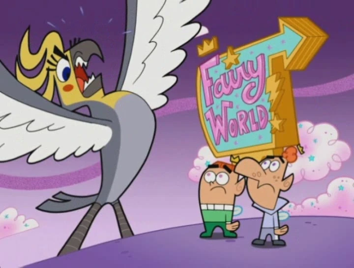 Chuckles the Fairy Eating Cockatiel | Fairly Odd Parents Wiki | Fandom