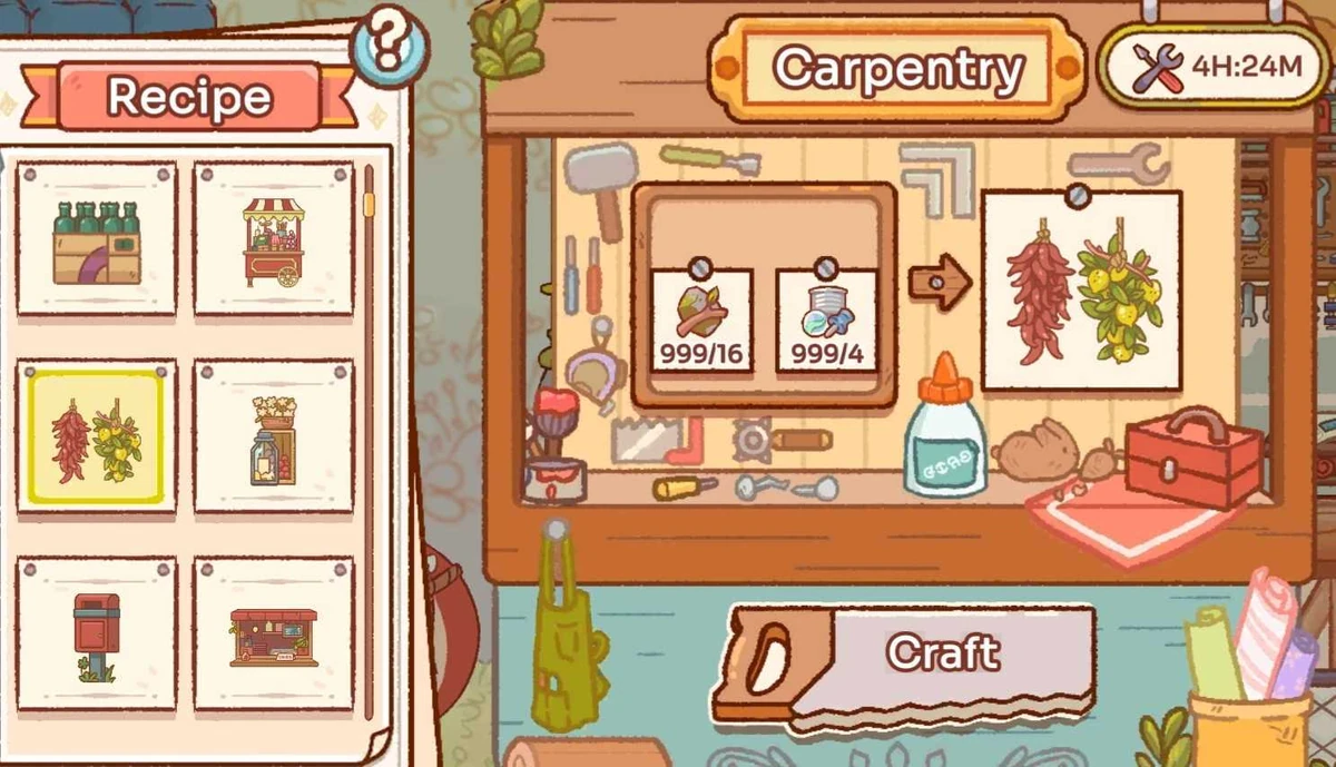 Carpentry | Fairy Village (Hyperbeard Games) Wiki | Fandom
